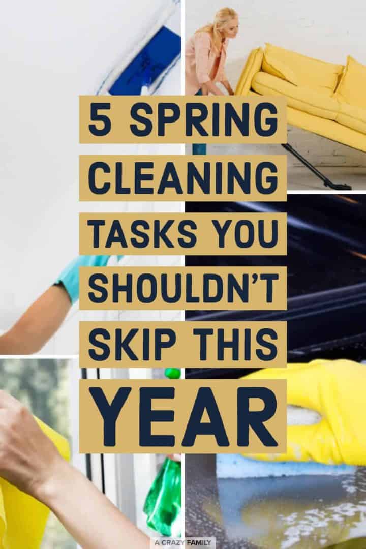5 Spring Cleaning Tasks You Shouldn’t Skip This Year - A Crazy Family