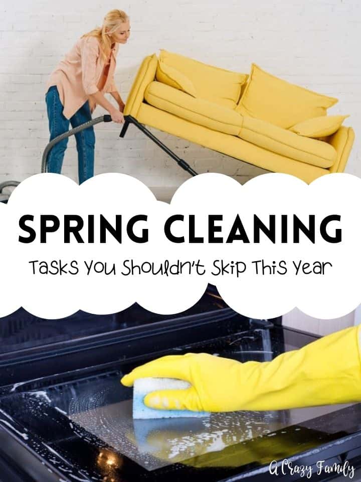 5 Spring Cleaning Tasks You Shouldn’t Skip This Year - A Crazy Family