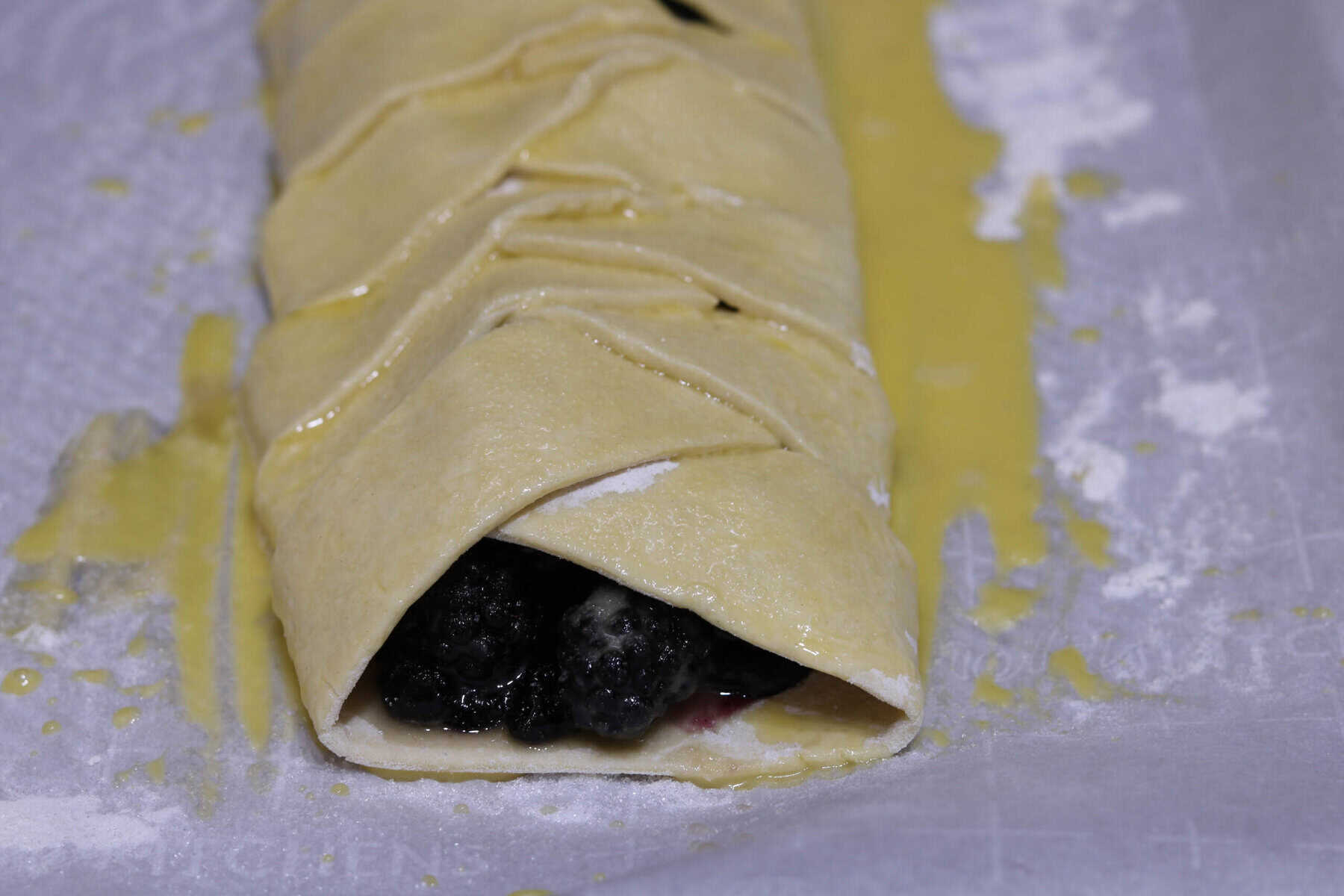 Blackberry Strudel - A Crazy Family