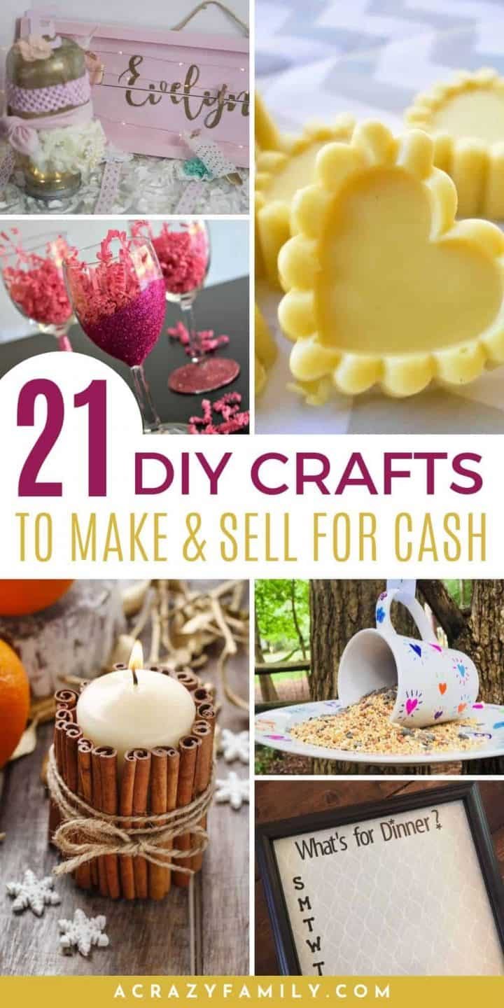 21 DIY Crafts To Make And Sell For Extra Cash - A Crazy Family