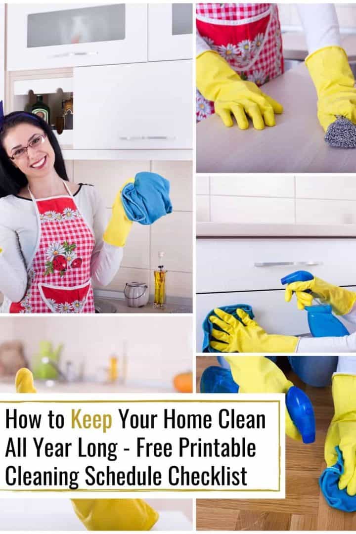 How to Keep Your Home Clean All Year Long (Free Printable Cleaning ...