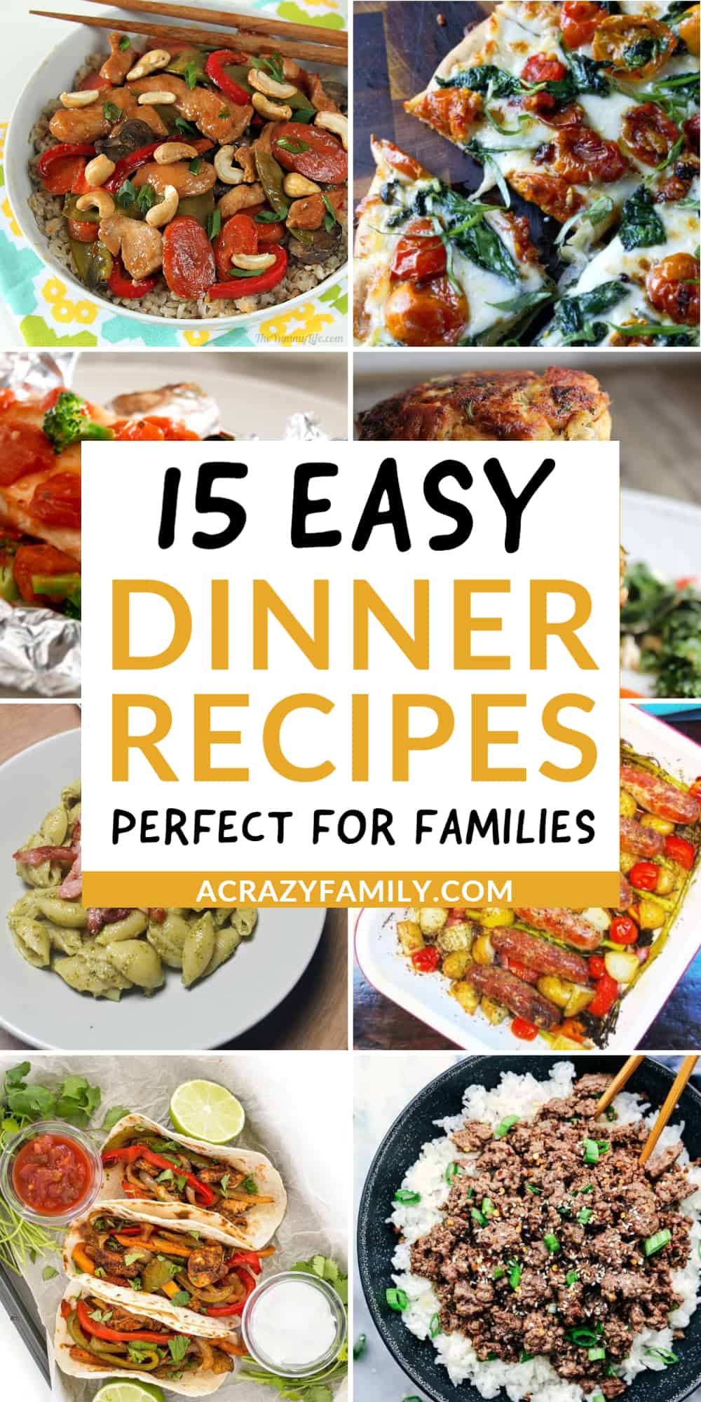 15 Easy Dinner Recipes For Families That Are Perfect For Busy ...