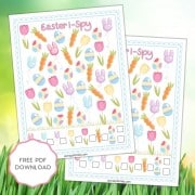 Easter I Spy - Free Printable - A Crazy Family