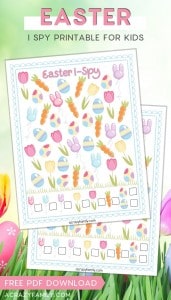 Easter I Spy - Free Printable - A Crazy Family