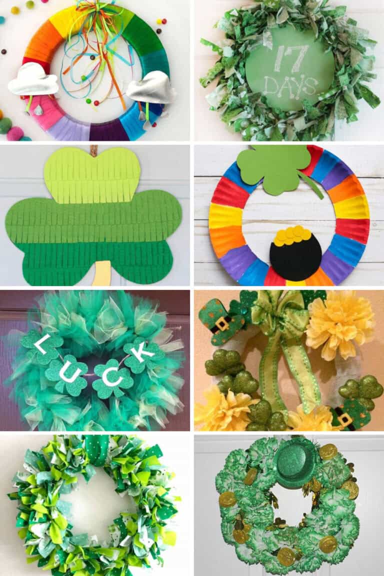 12 Super Fun DIY St. Patrick's Day Wreaths - A Crazy Family