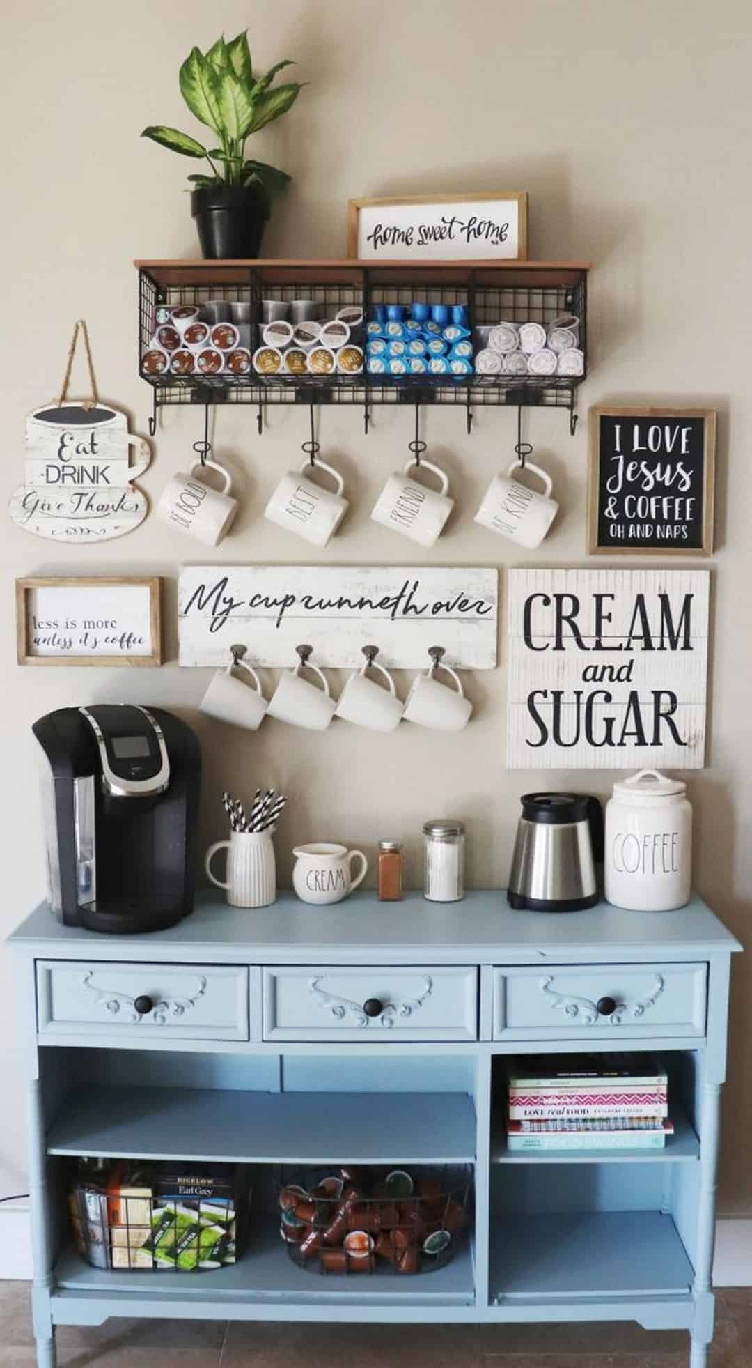 21 Stylish Diy Coffee Bar Ideas And Stations For 21 Stylish Diy Coffee Bar Ideas And Stations For