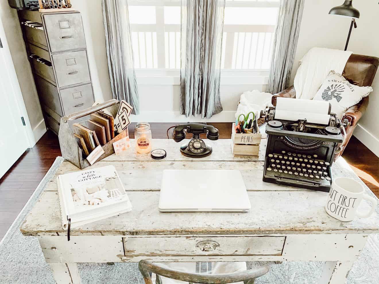 How To Style An Office Space - A Crazy Family