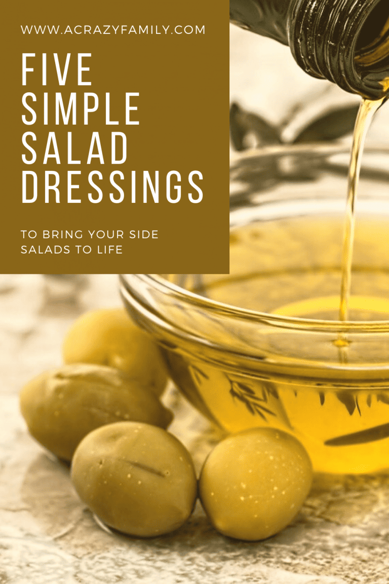 5 Simple Salad Dressings To Bring Your Side Salads To Life - A Crazy Family