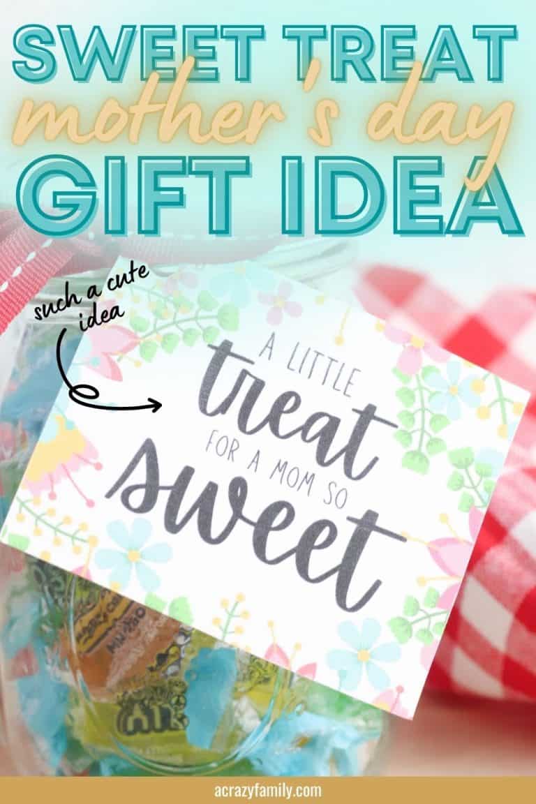 Sweet Treat Mothers Day Gift Idea (Free Printable Gift Tags) - A Crazy ...