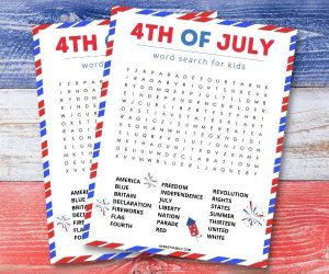 Free May Word Search Printable - A Crazy Family