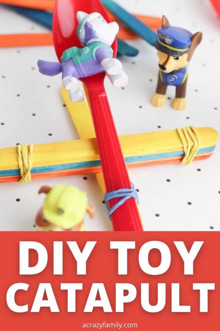 DIY Toy Catapult STEM Activity - A Crazy Family