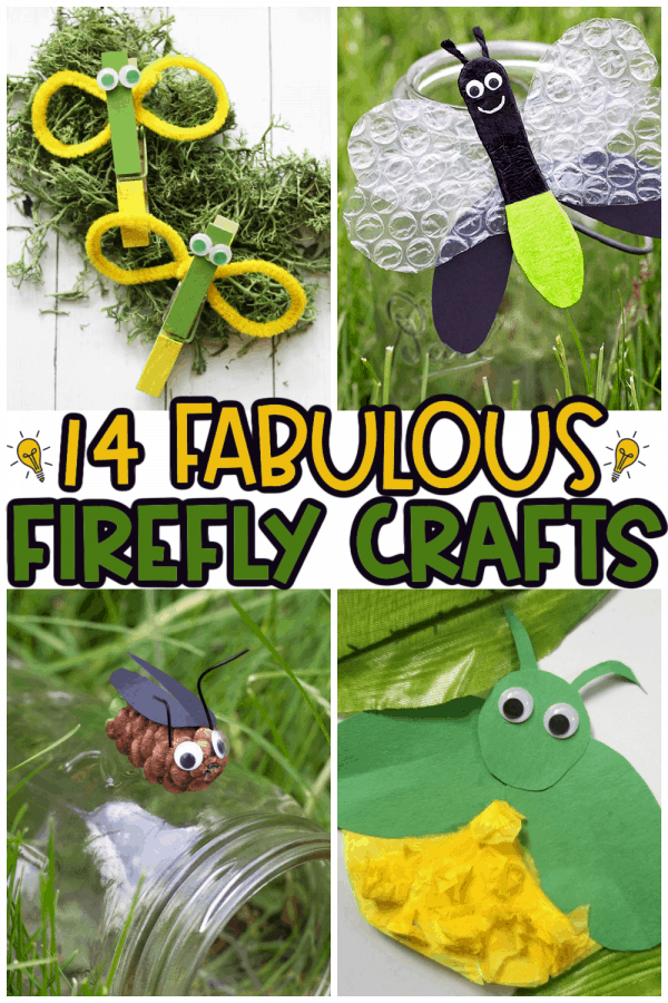 14 Fabulous Firefly Crafts for Summer - A Crazy Family