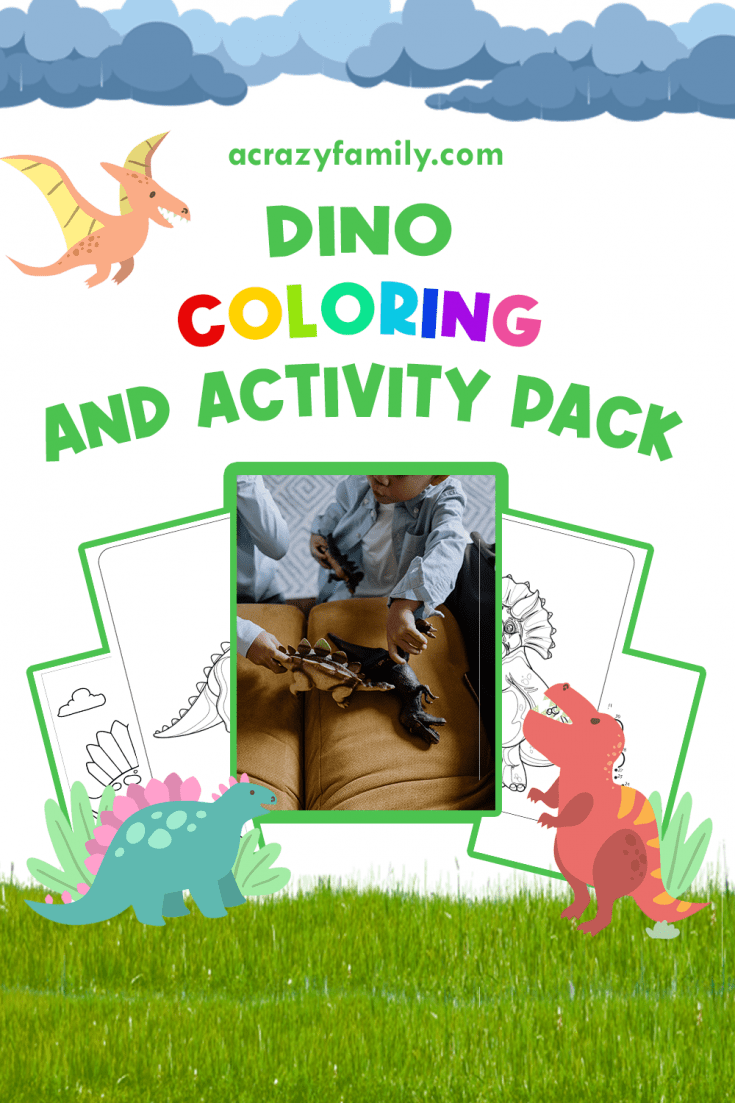 FREE Fun Dinosaur Coloring and Activity Pack Printable for Kids - A ...