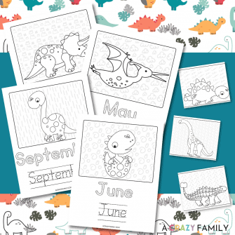 The Months of the Year Workbook Your Young Dinosaur Lover Will Enjoy ...