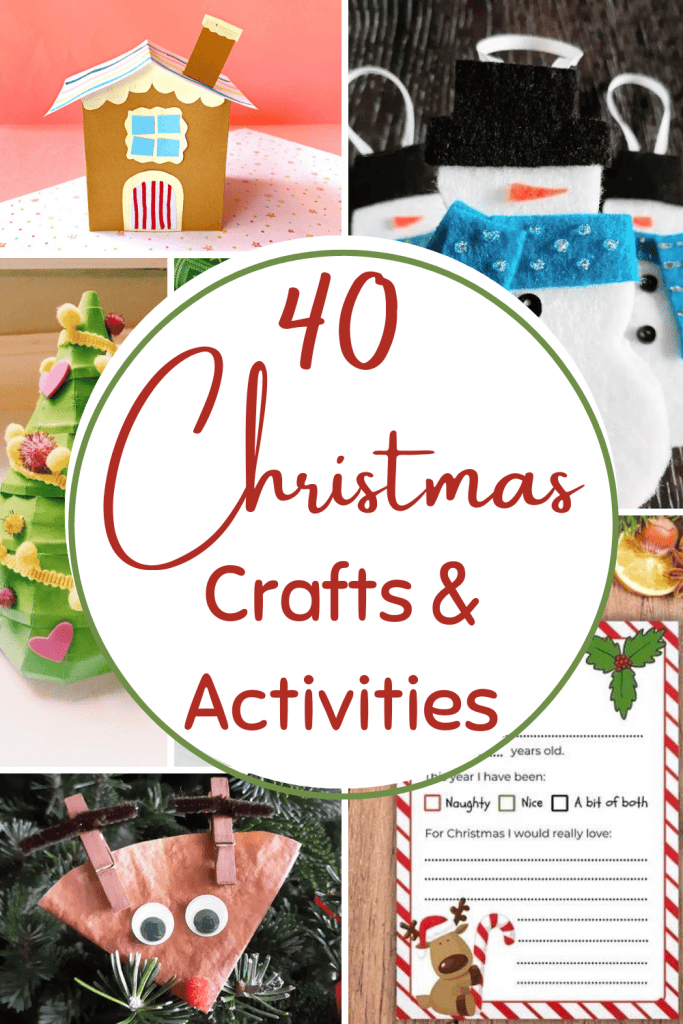 40 Fun Christmas Crafts & Activities for Kids - A Crazy Family
