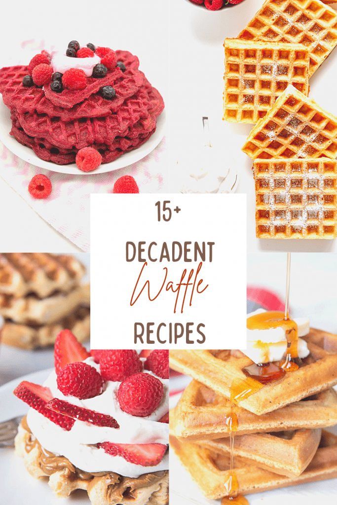 15+ Decadent Waffle Recipes - A Crazy Family