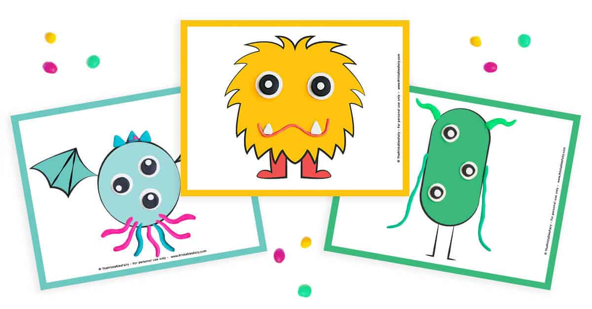 Free Printable Playdough Mats for Kids - A Crazy Family