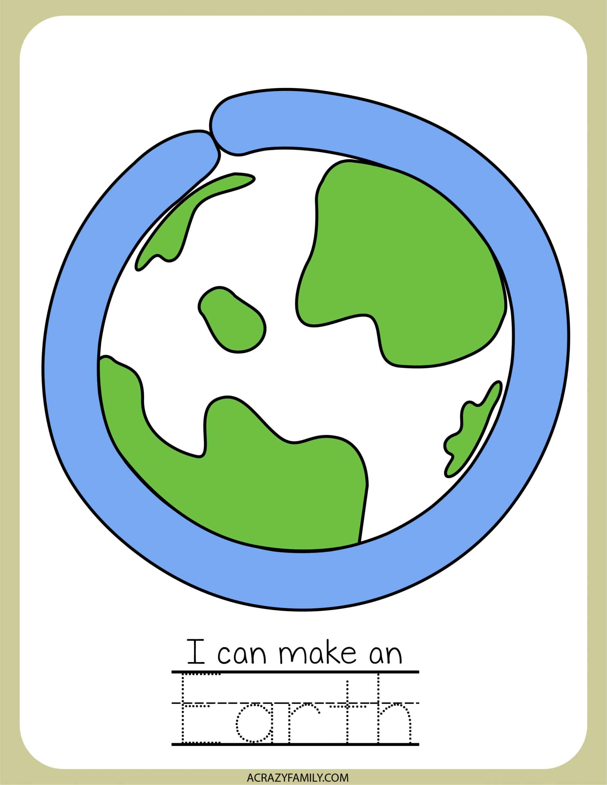 Free Printable Space Playdough Mats - A Crazy Family