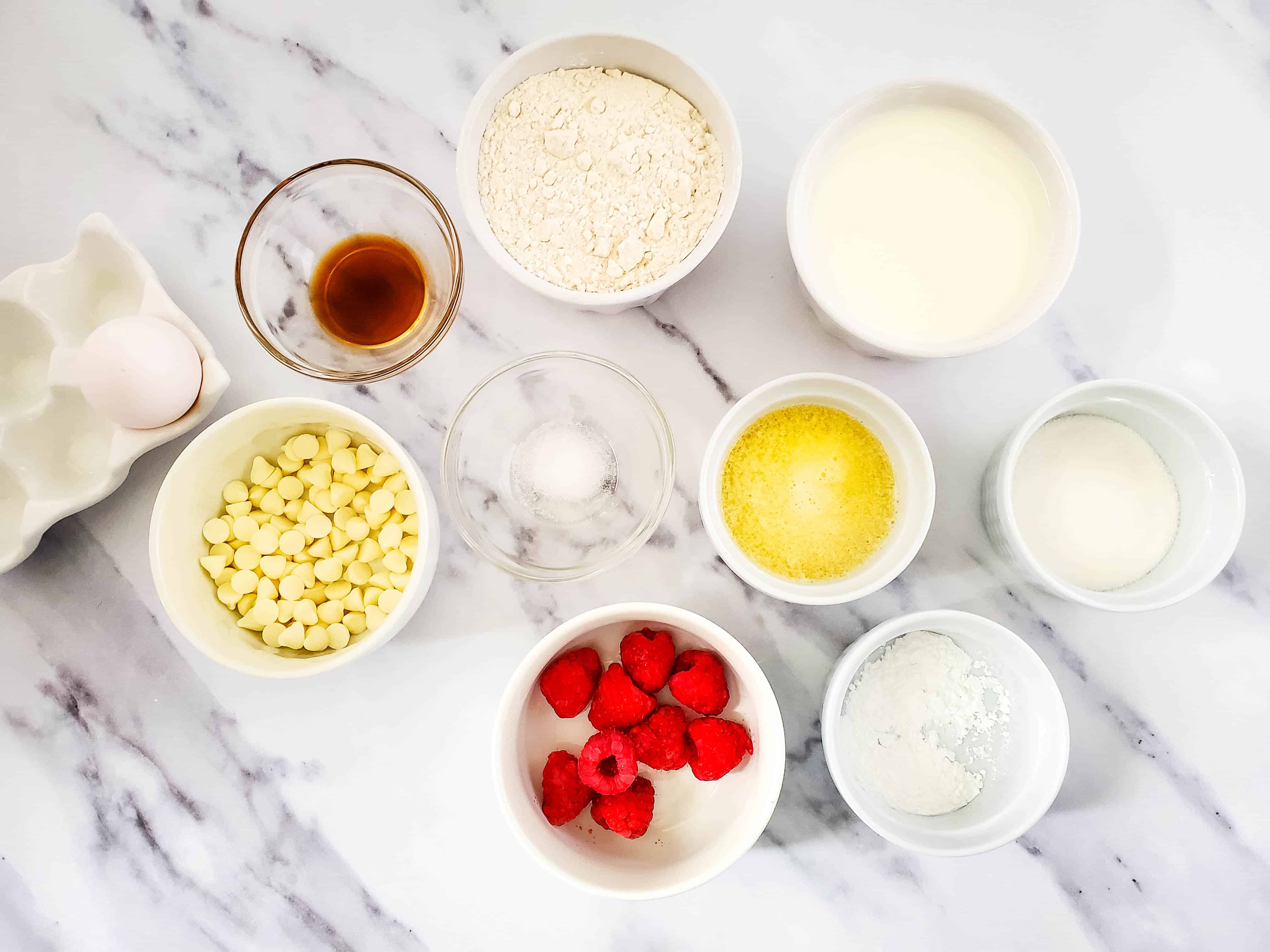 White Chocolate Raspberry Waffles - A Crazy Family