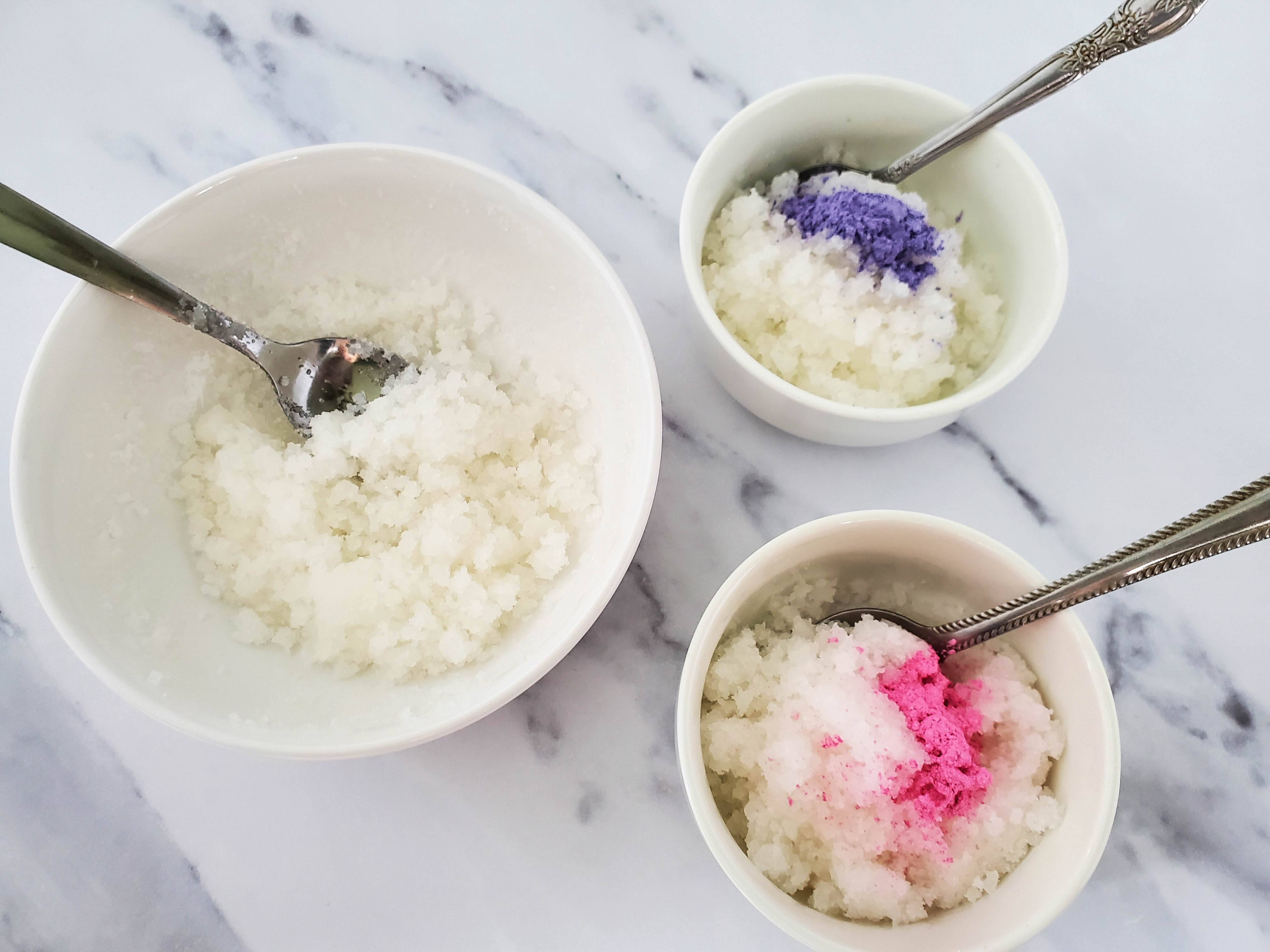 Unicorn Layered Sugar Scrub - A Crazy Family