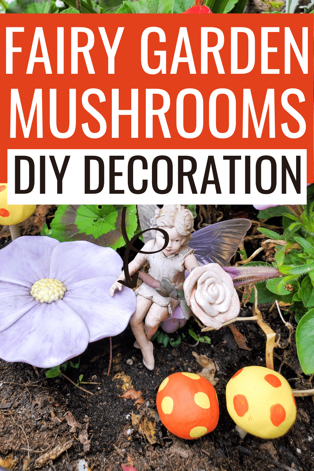 Mushroom Craft For Your Fairy Garden - A Crazy Family