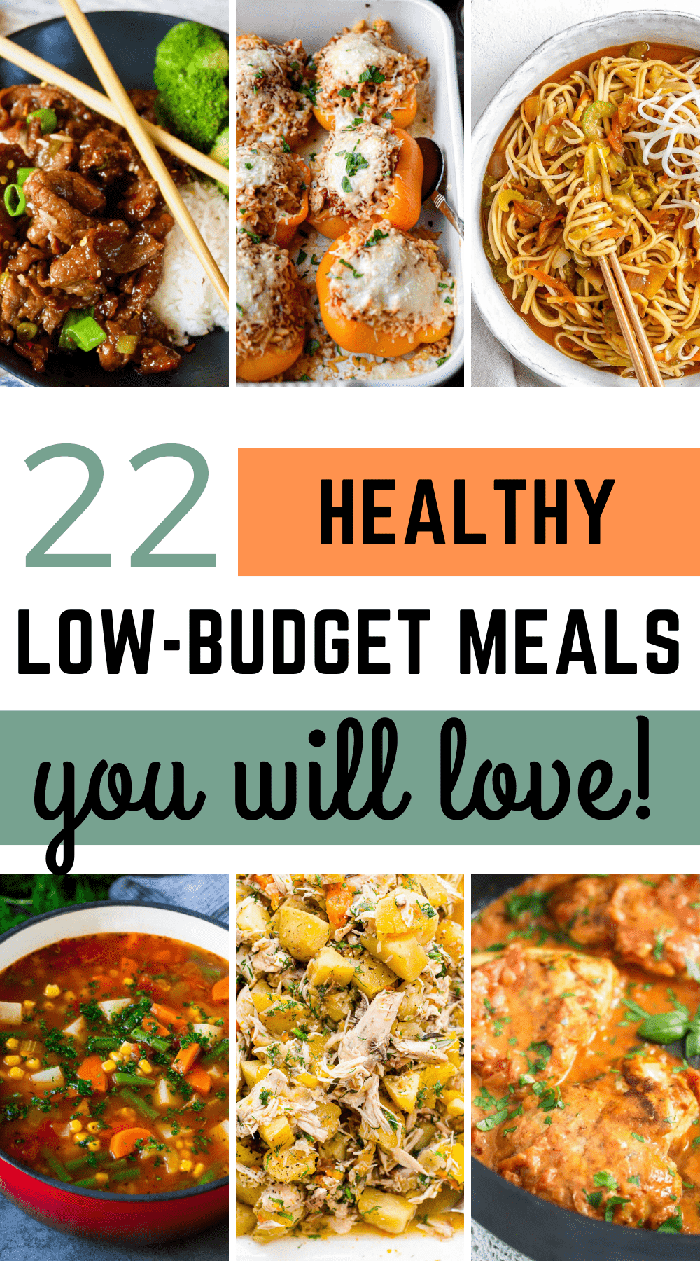 22 Healthy Low Budget Meals the Family Will Love - A Crazy Family