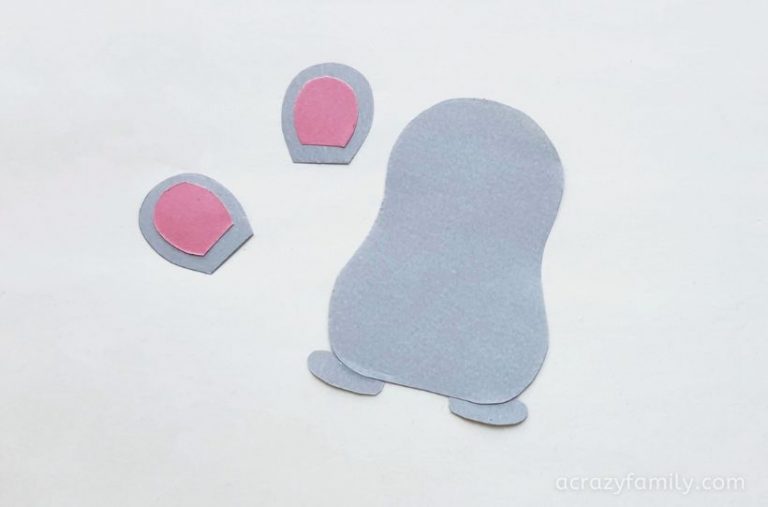 Cute & Easy Mouse Bookmark Craft for Kids - A Crazy Family