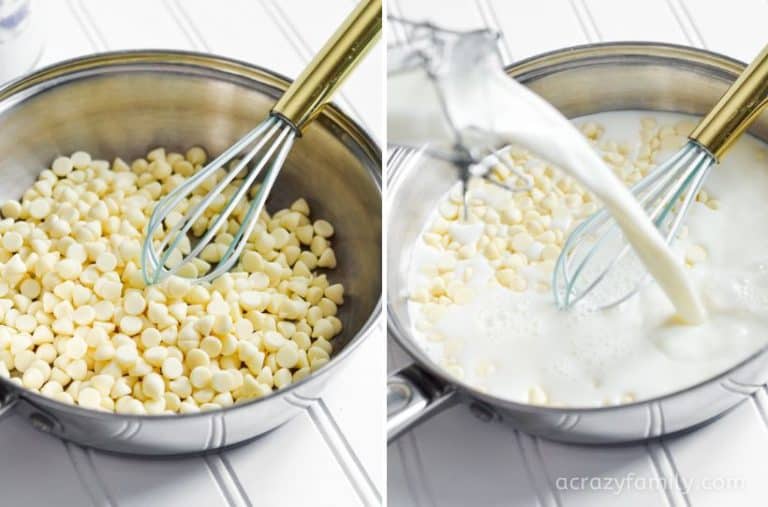 Easy & Delicious White Hot Chocolate - A Crazy Family