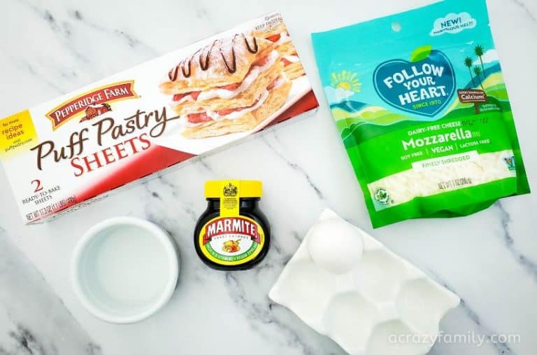 Cheese and Marmite Puff Pastry Twists - A Crazy Family