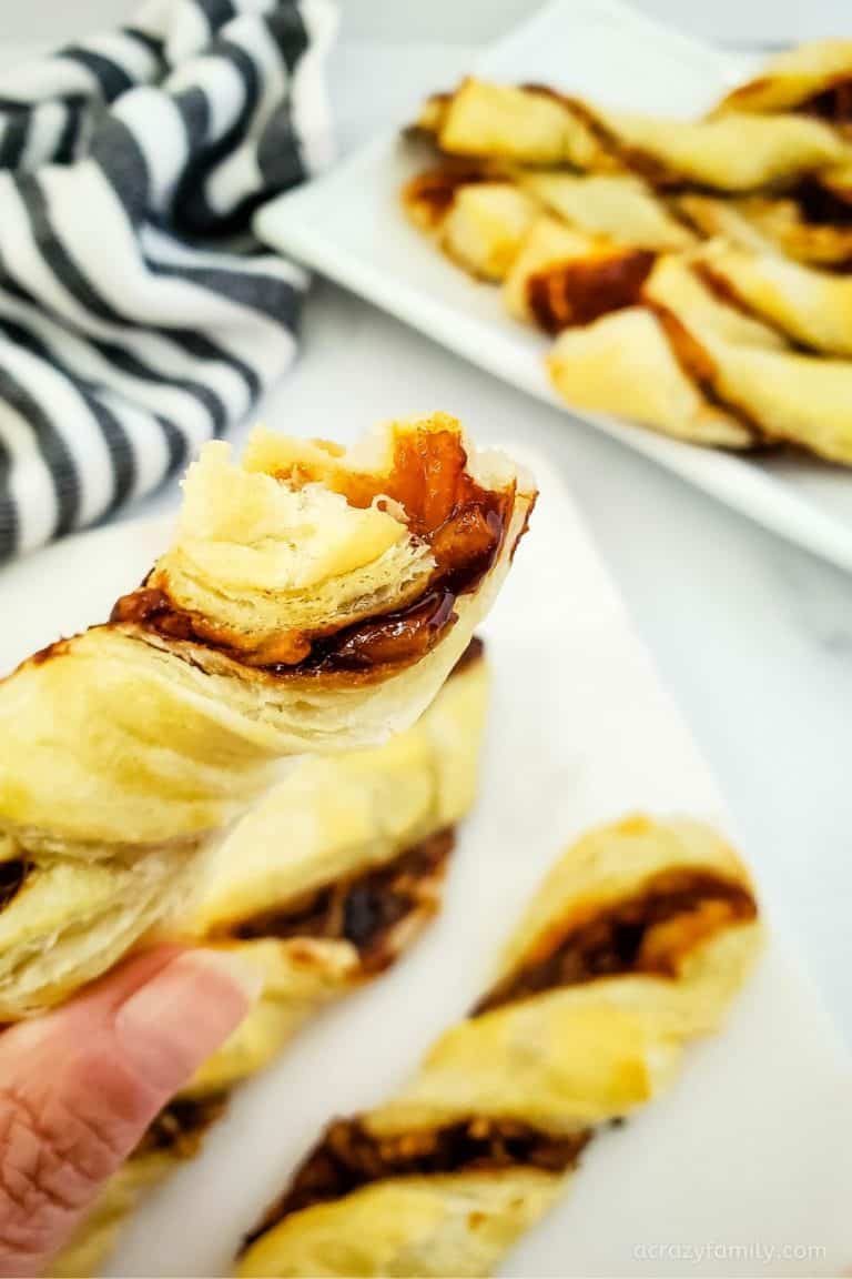 Cheese and Marmite Puff Pastry Twists - A Crazy Family