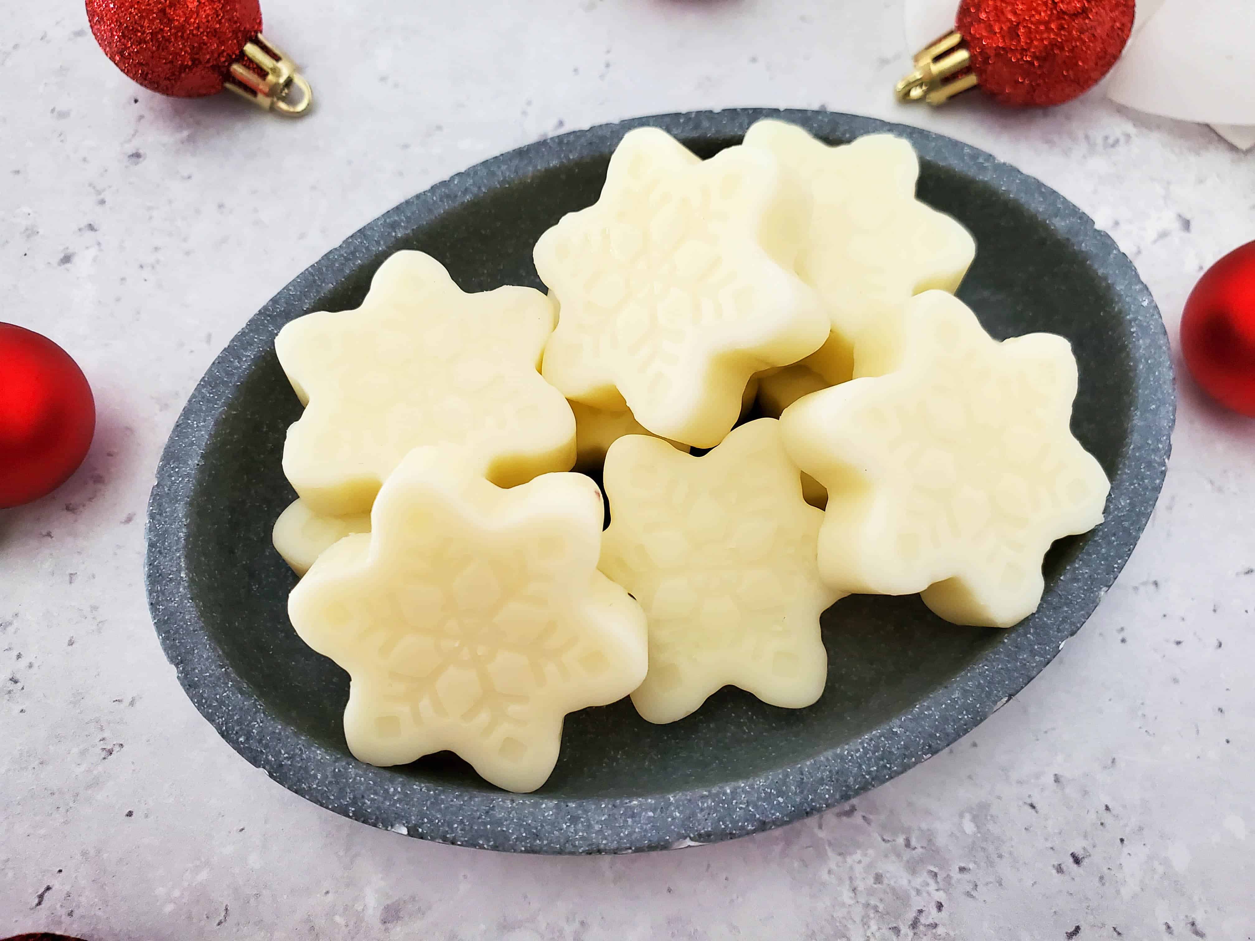 Easy DIY Snowflake Lotion Bars - A Crazy Family