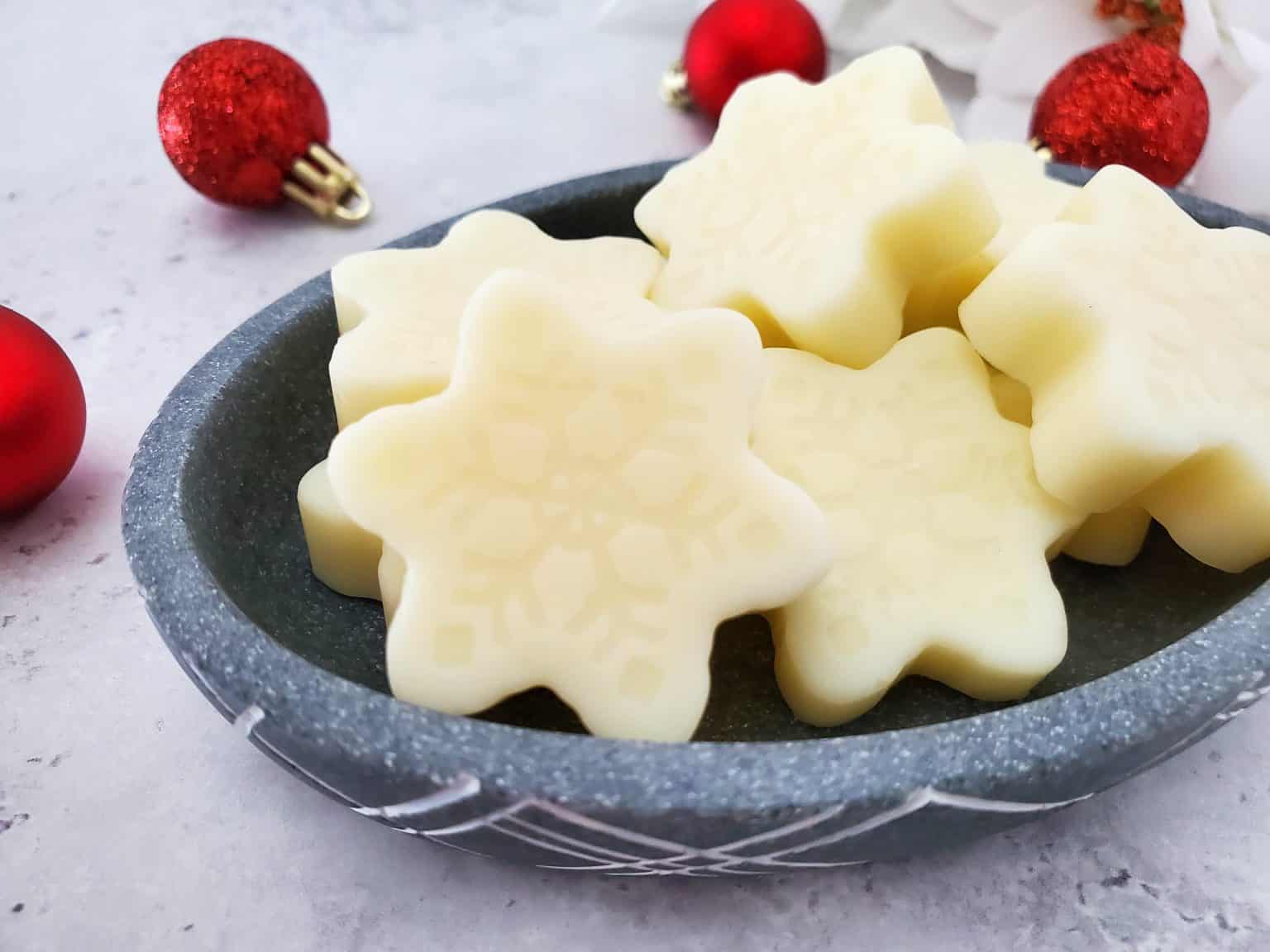 Easy DIY Snowflake Lotion Bars - A Crazy Family