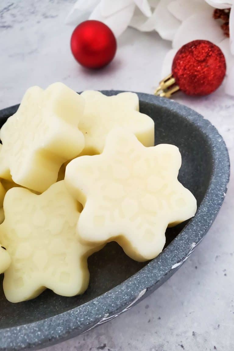 Easy DIY Snowflake Lotion Bars - A Crazy Family