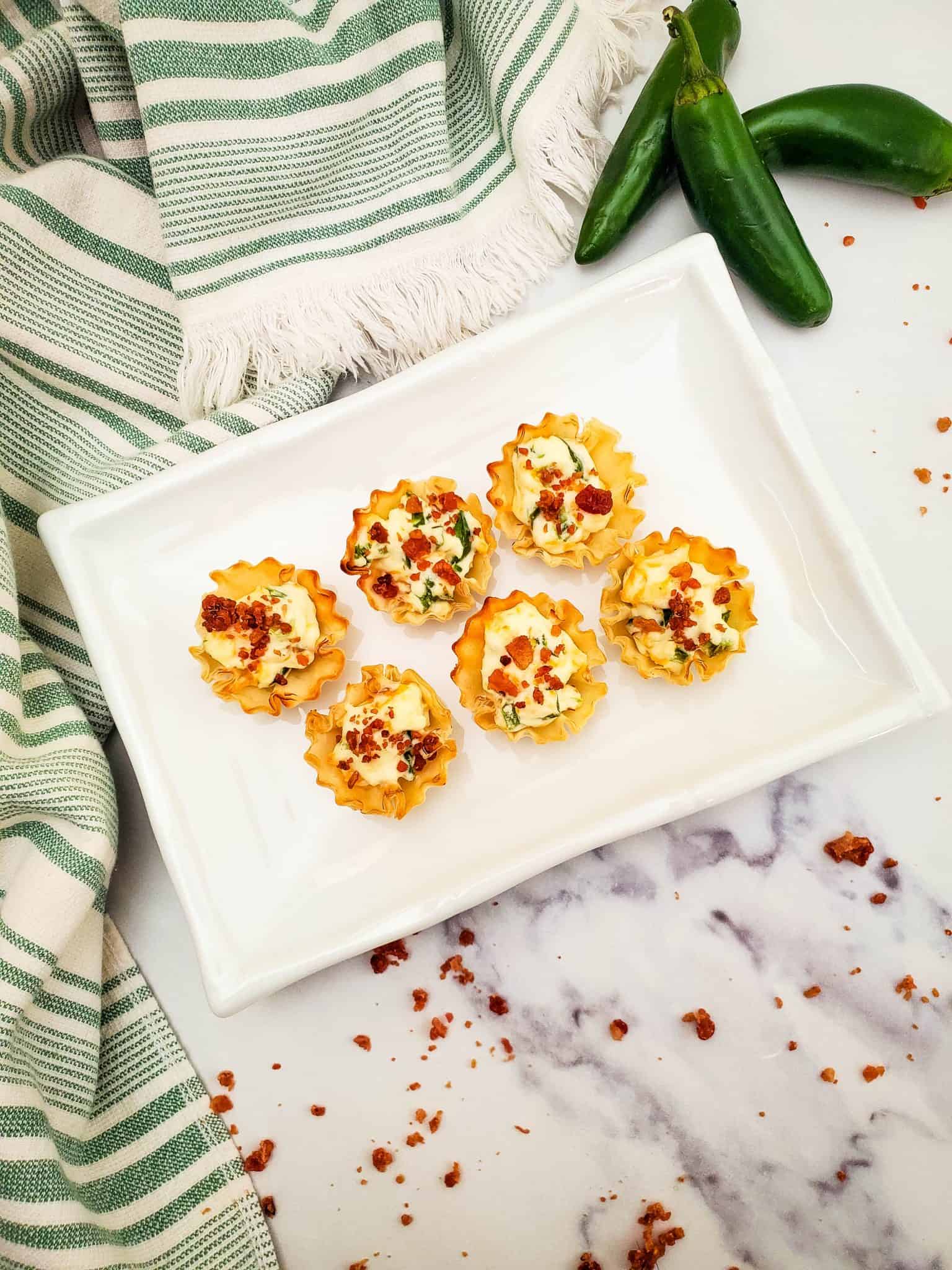 Jalapeño Popper Bites - A Crazy Family