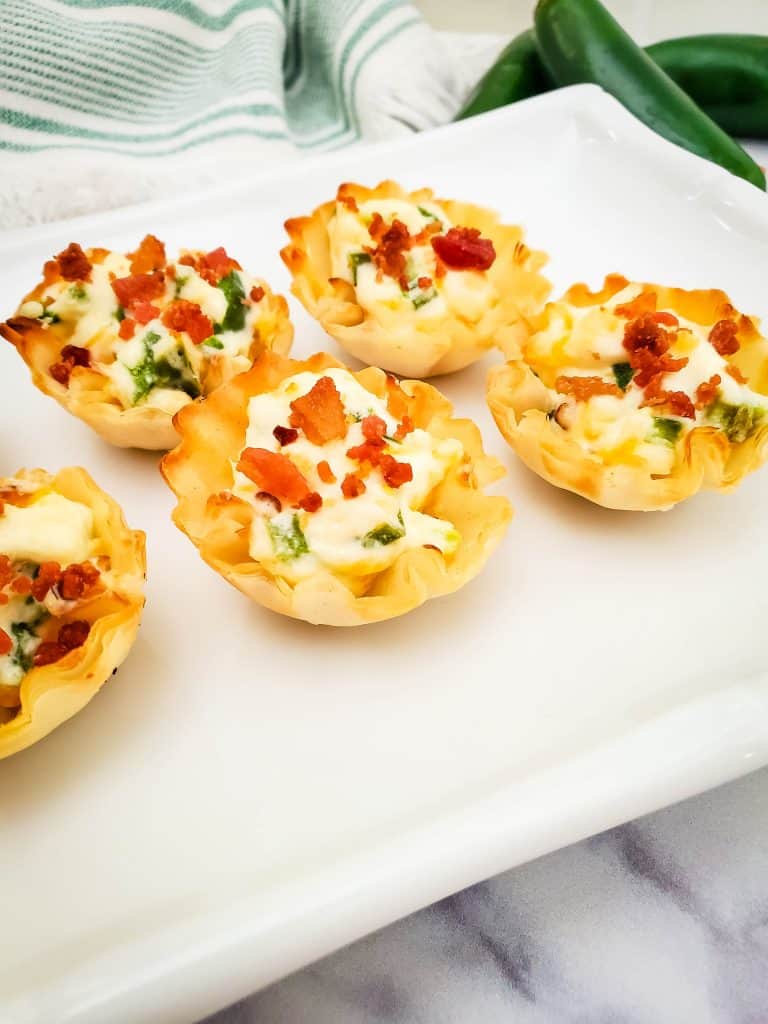 Jalapeño Popper Bites - A Crazy Family