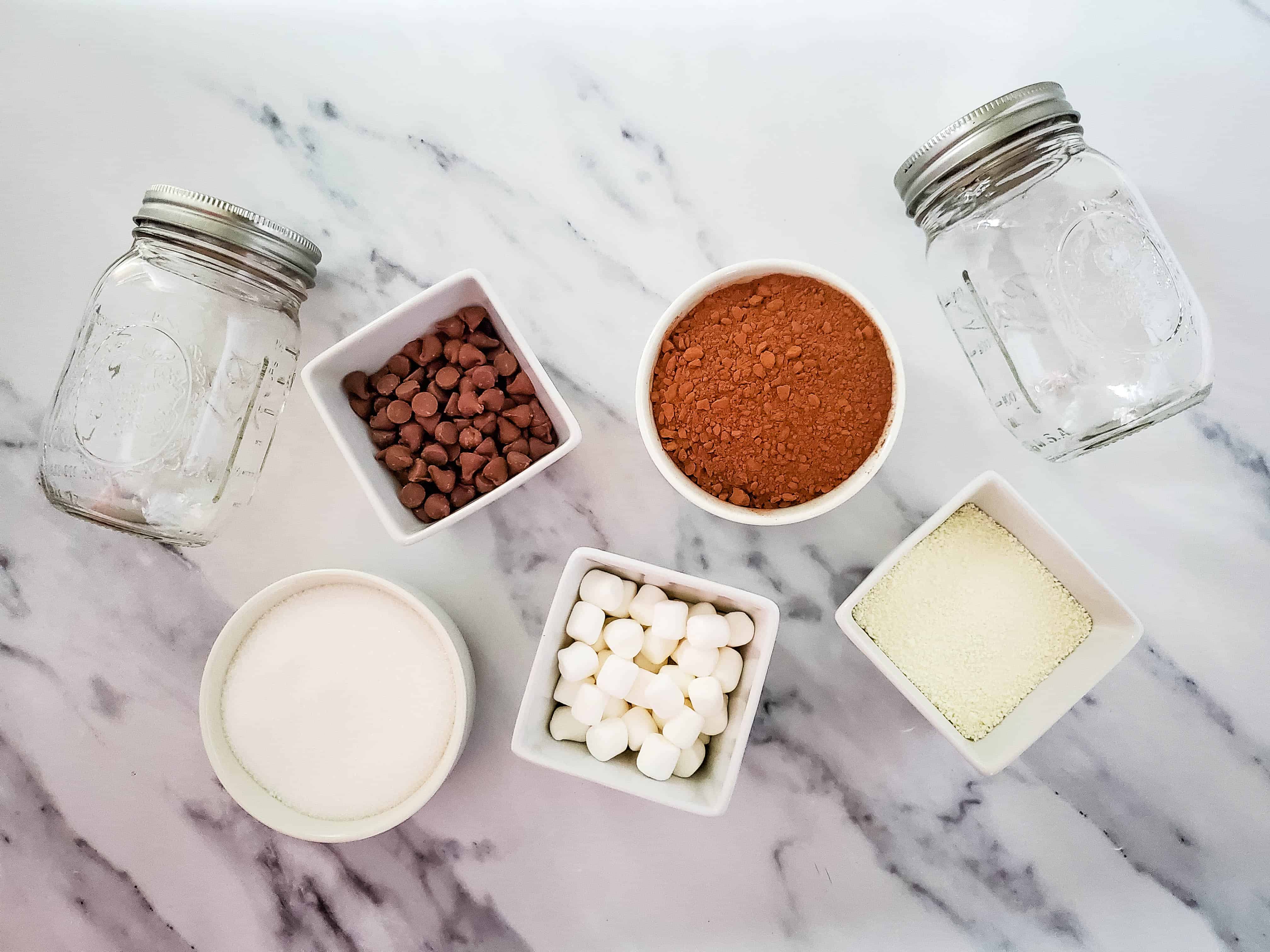 Hot Cocoa In A Jar Gift Idea + Free Printable Tag - A Crazy Family