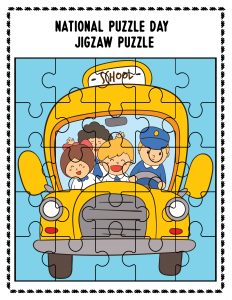 Free Printable Puzzle Pack for National Puzzle Day - A Crazy Family