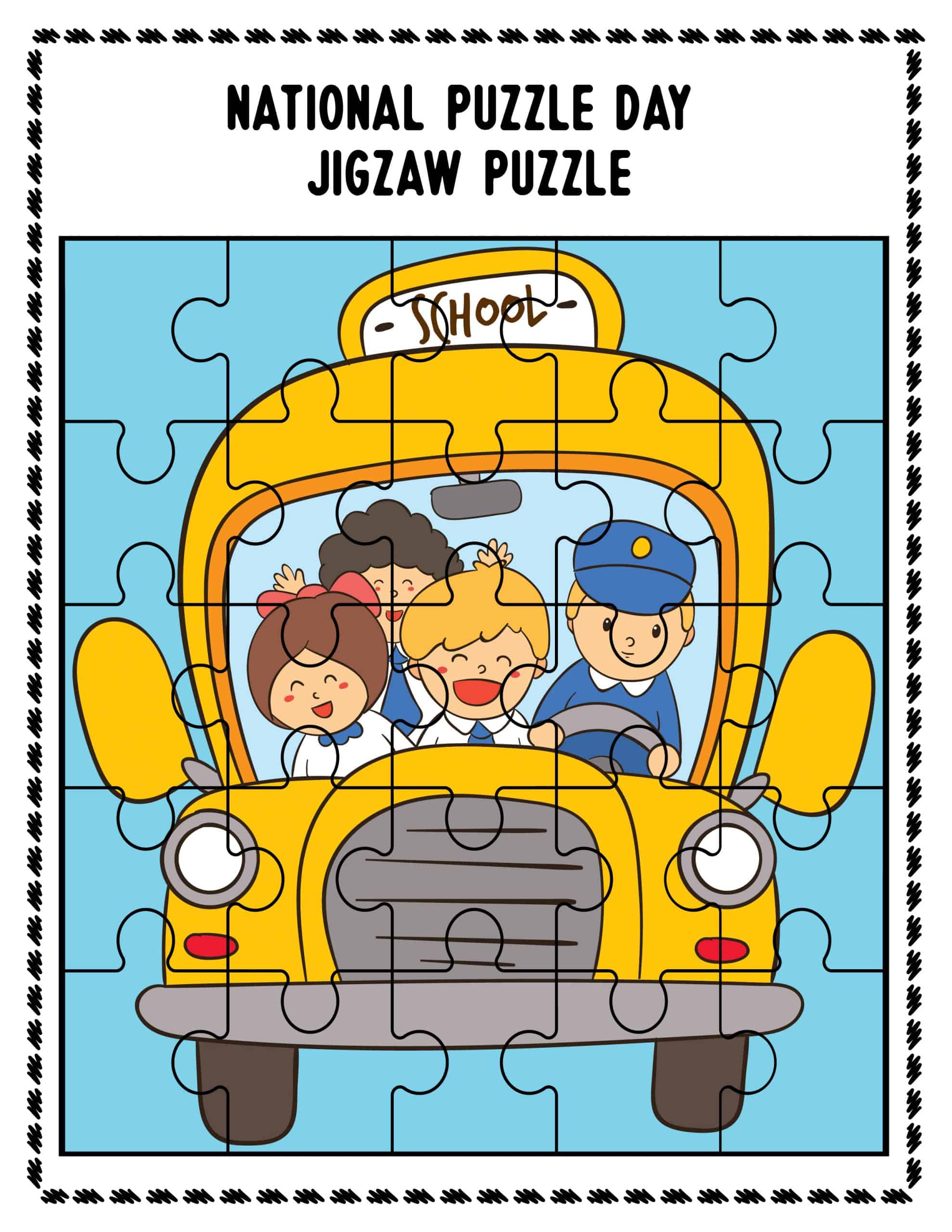 Free Printable Puzzle Pack For National Puzzle Day A Crazy Family