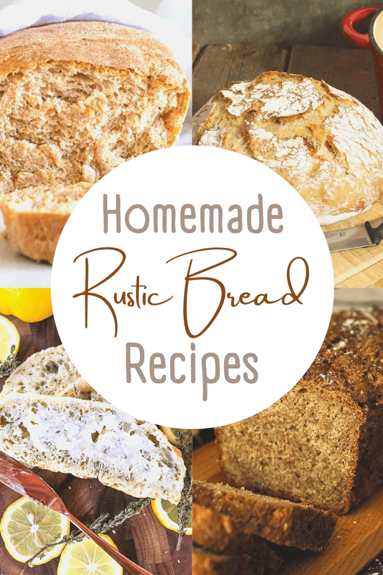 15+ Delicious Homemade Rustic Bread Recipes - A Crazy Family