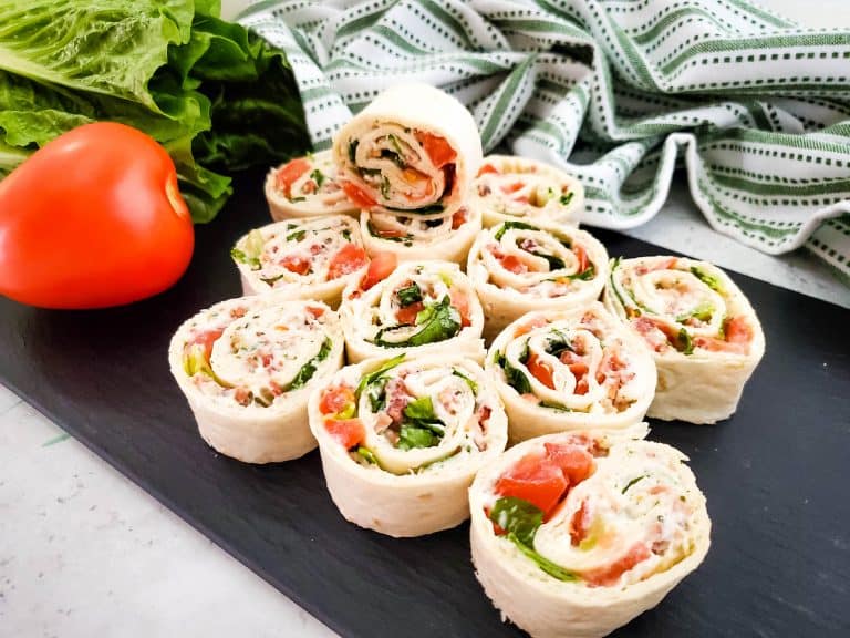BLT Pinwheels Recipe - A Crazy Family