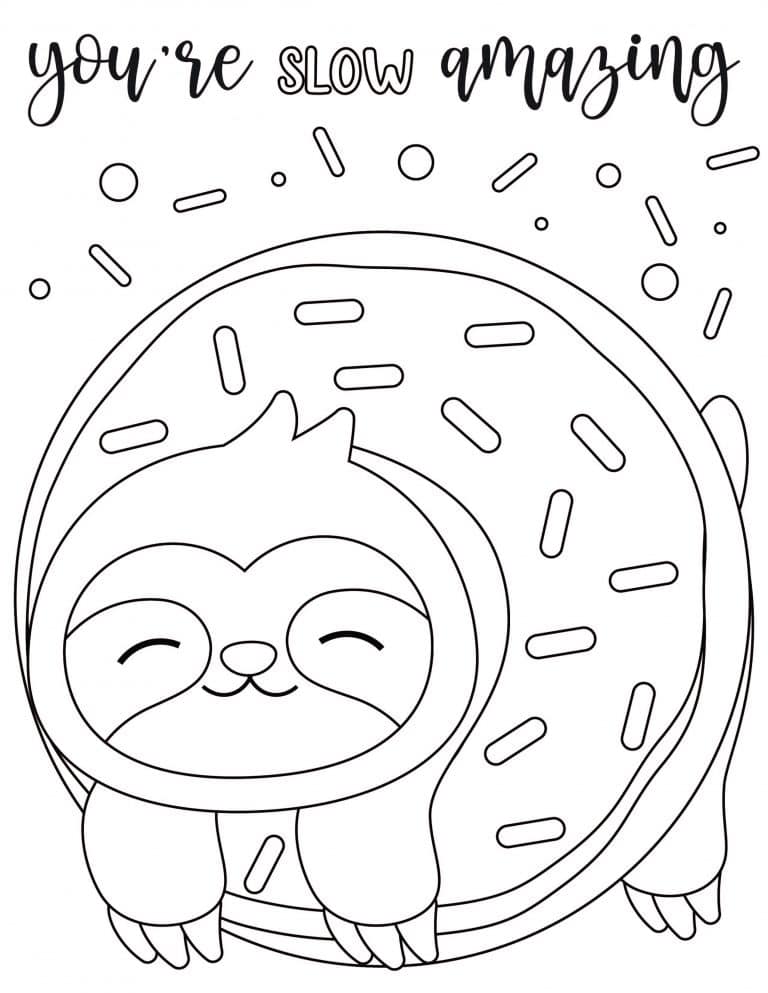 Free Printable Donut Coloring Pages - A Crazy Family