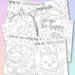 Free Printable Donut Coloring Pages - A Crazy Family