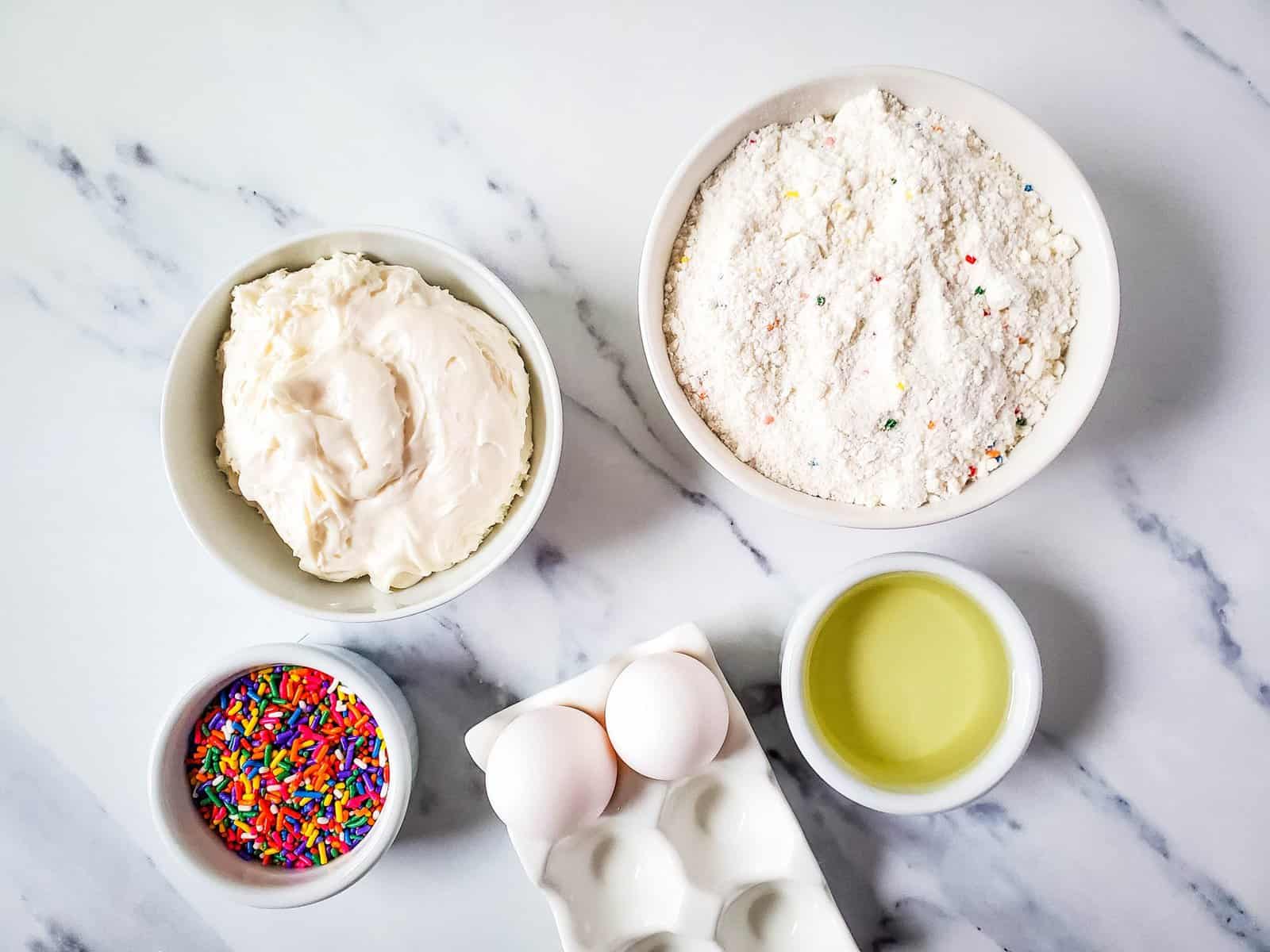 Funfetti Cake Mix Cookies - A Crazy Family