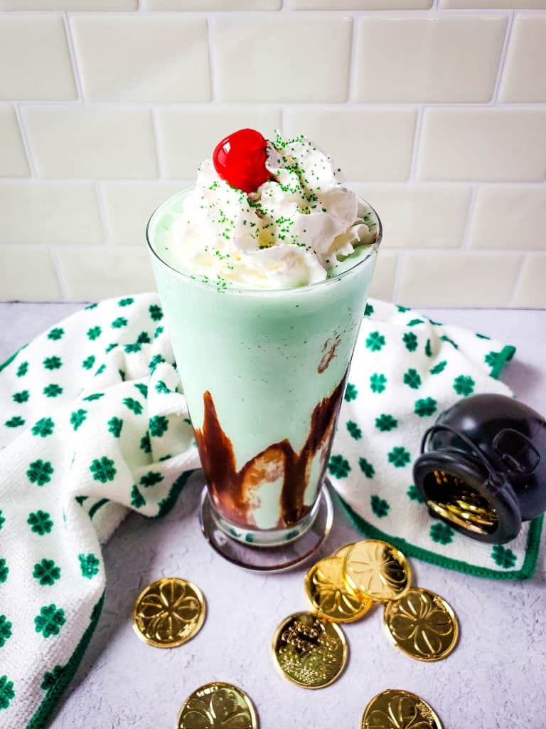 Homemade Shamrock Shake Copycat - A Crazy Family