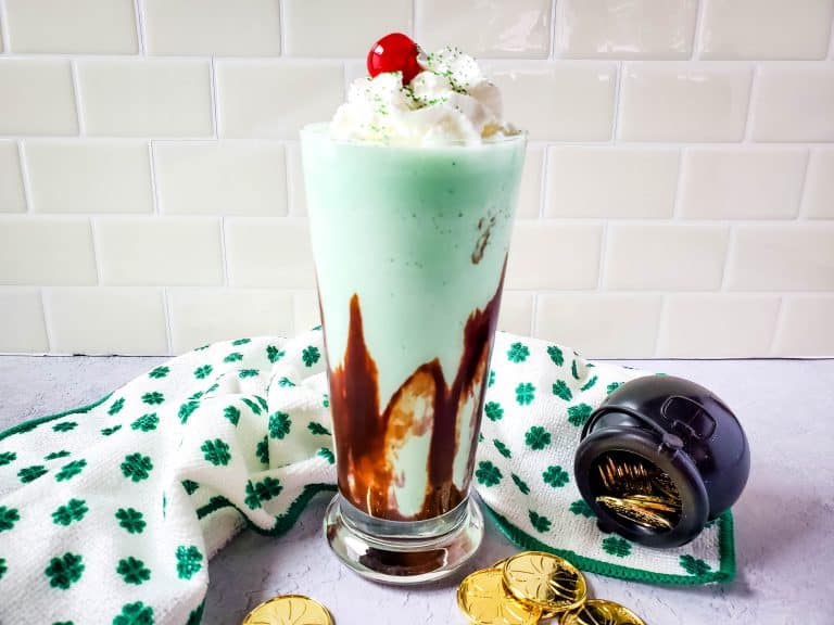 Homemade Shamrock Shake Copycat - A Crazy Family