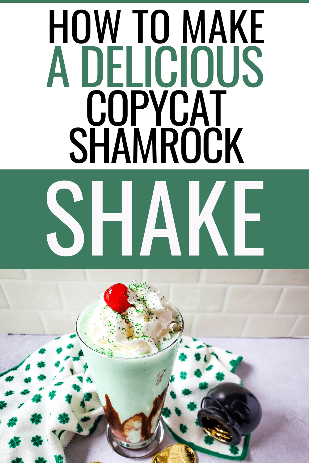 Homemade Shamrock Shake Copycat - A Crazy Family