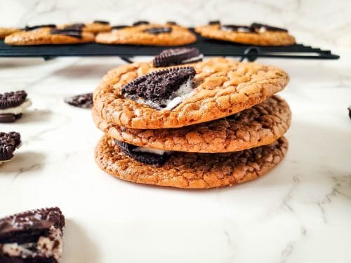 Oreo Brownie Mix Cookies - A Crazy Family