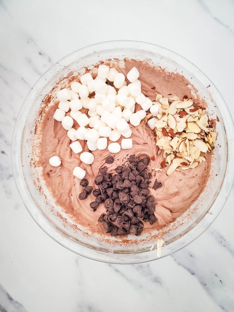 Homemade Rocky Road Ice Cream Recipe - A Crazy Family