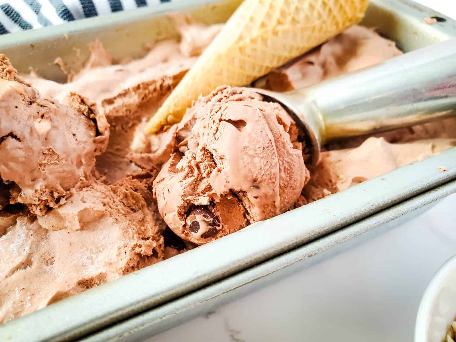 Homemade Rocky Road Ice Cream Recipe - A Crazy Family