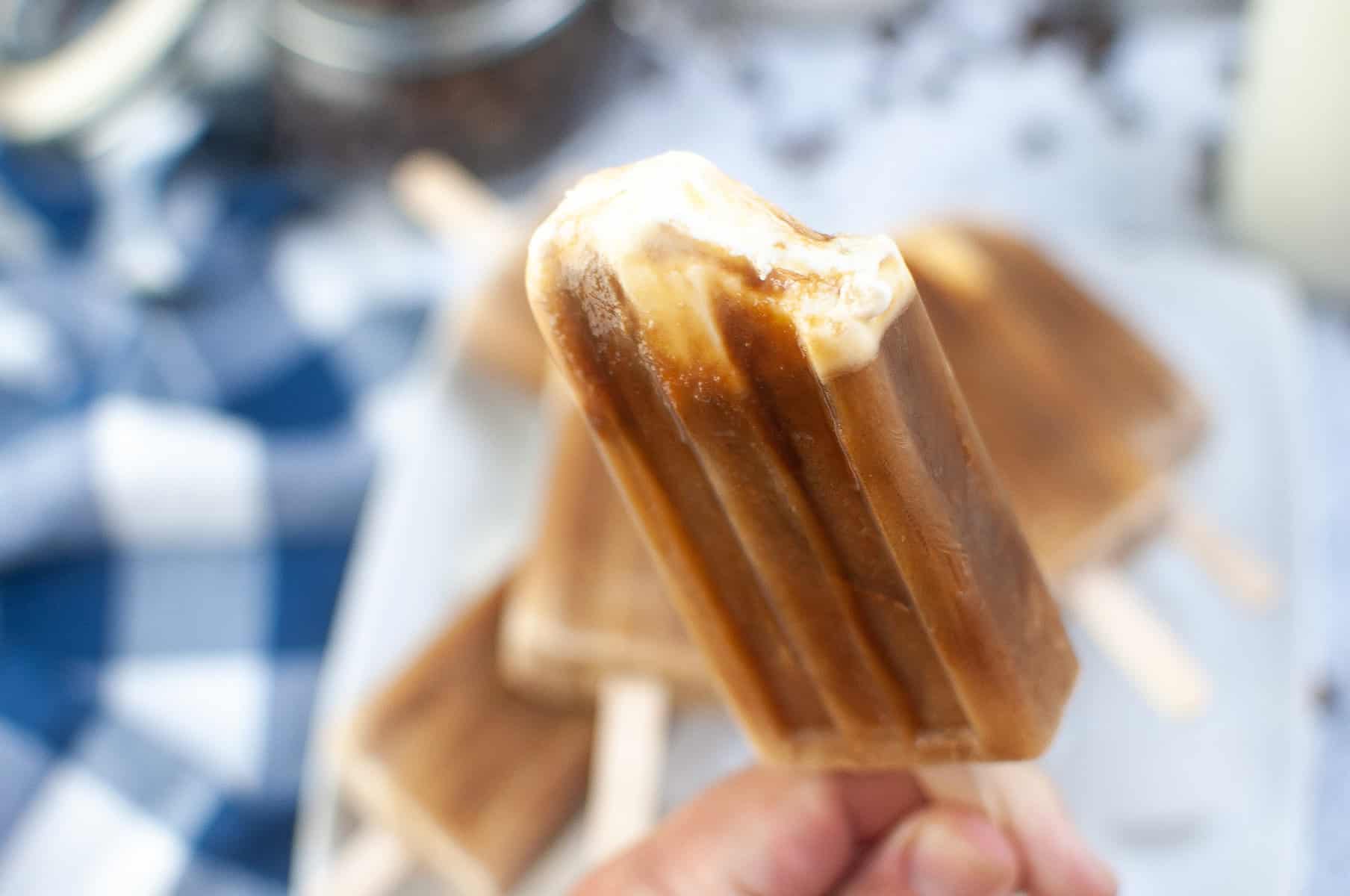 Easy Coffee Popsicles for Hot Summer Days - A Crazy Family